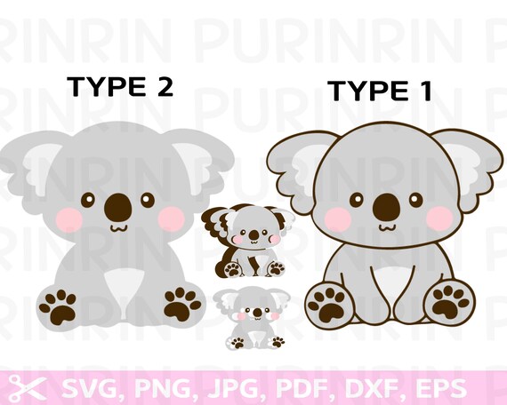Koala svgaussie animals koala print svg for cricut | Etsy