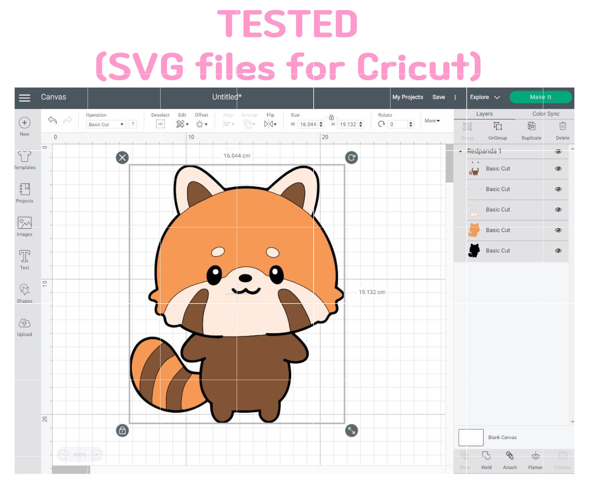 Red Panda Svg kawaii Panda Svg Redpanda Cricut Layered - Etsy