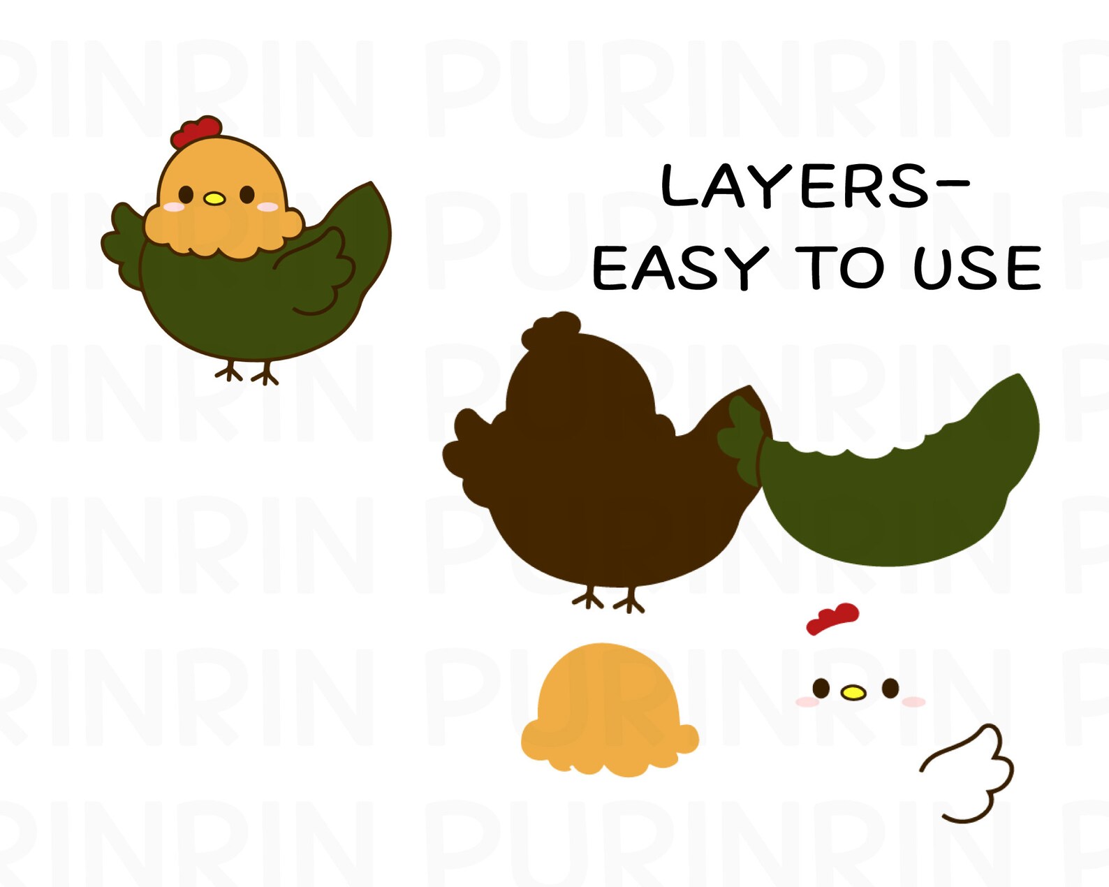 Poulet SVG, mignon poussin svg, poule svg, coq svg, coq hen print ...