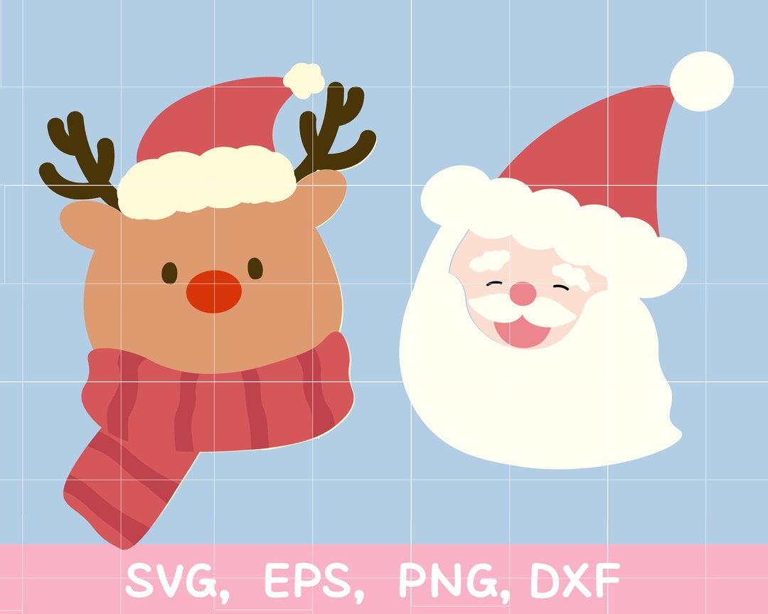 Rudolph SVG. PNG. Santa Claus. Cricut Cut Files, Christmas Svg - Etsy