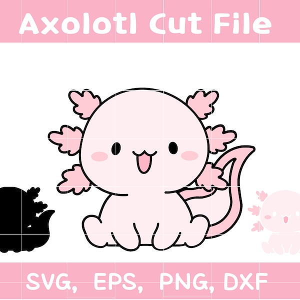 Axolotl Svg - Etsy