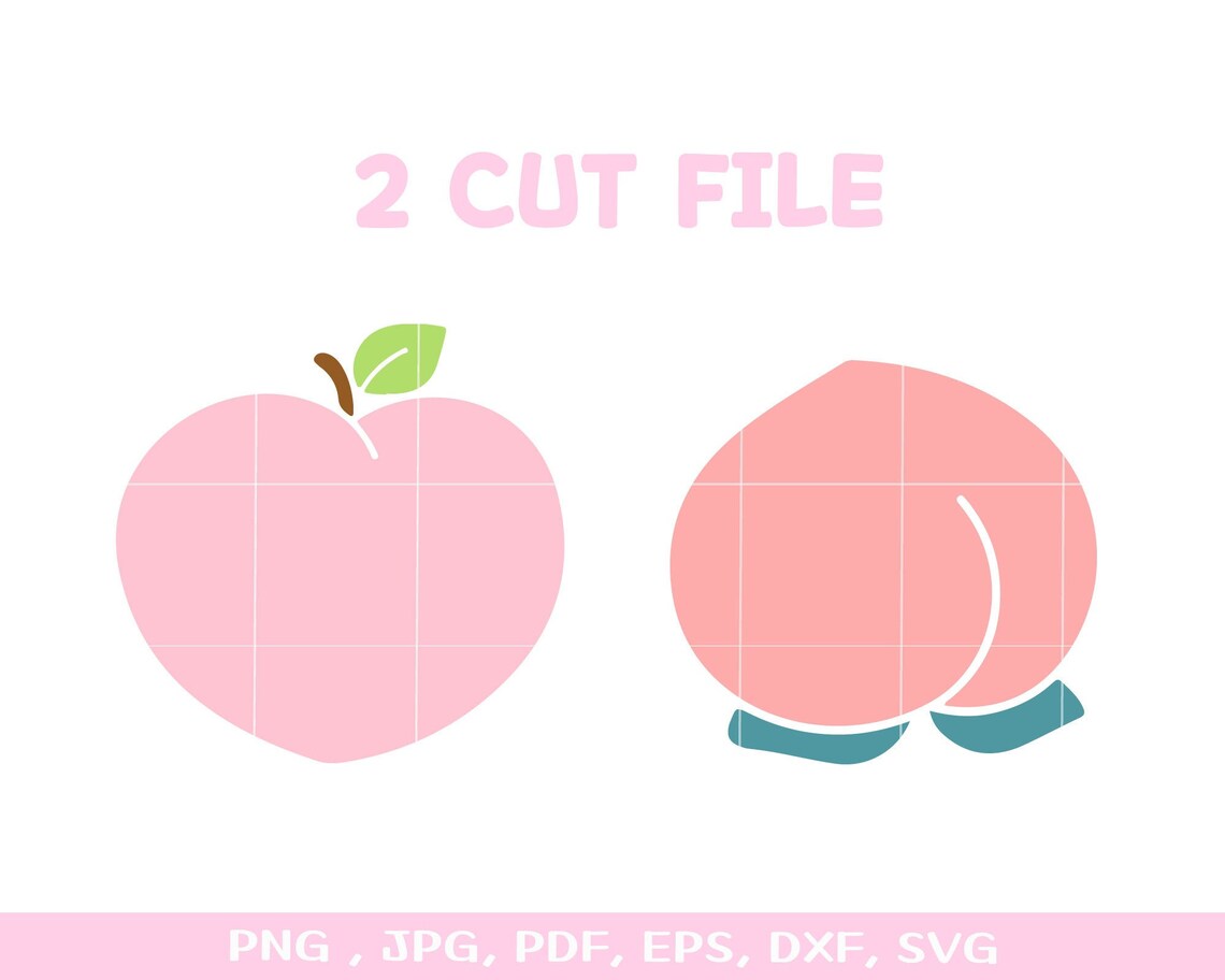 Peach Svgsummer Fruit Svg Peach Png - Etsy
