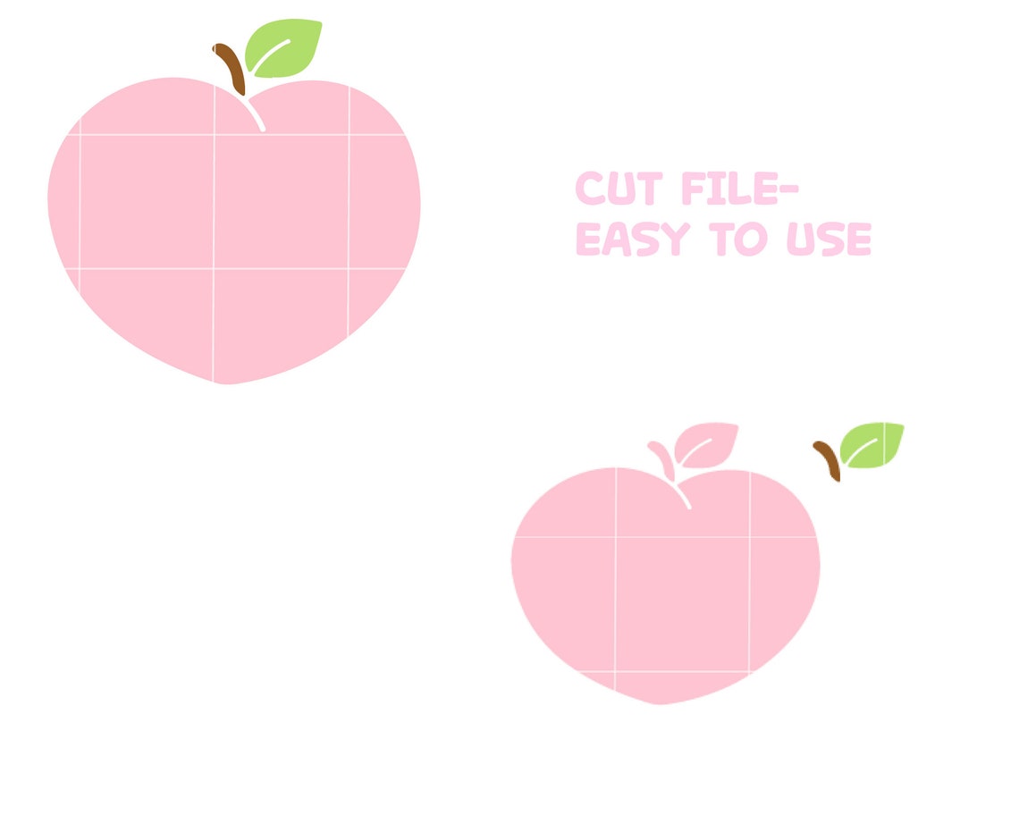 Peach Svgsummer Fruit Svg Peach Png - Etsy