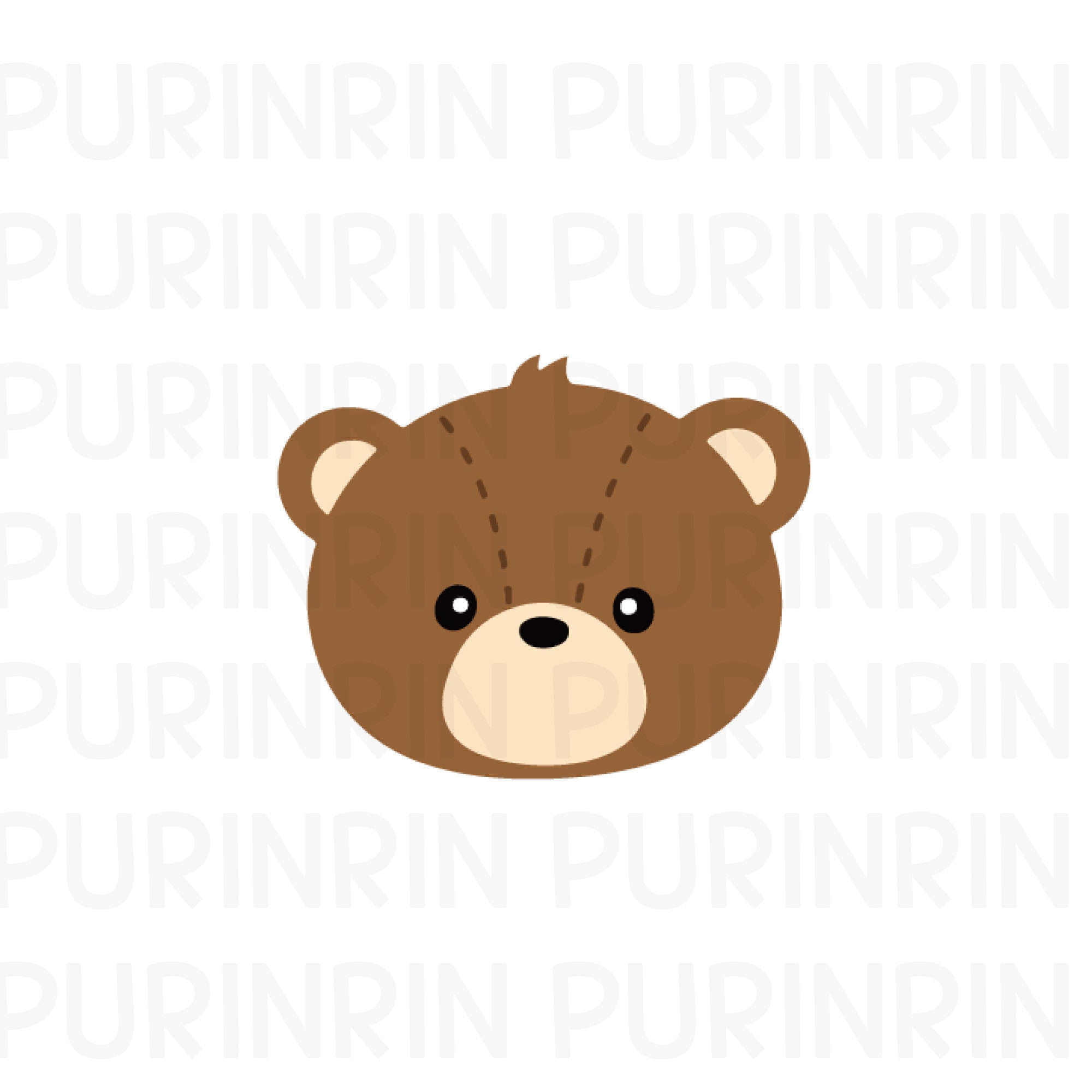 Teddy Bear SVG Bundle: Standing, Sitting, Face (digital Download) - Etsy