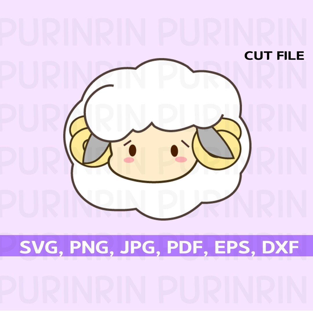 Sheep Face Svg, Sheep Ears, Baby Lamb Clipart - Etsy