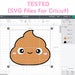Poop Svg,toilet Paper Svg, Poop Emoji Svg, Layered Paper Roll, Poop ...