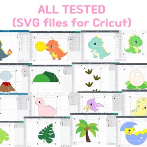 Dinosaurier SVG Big Bundle Süße Dinosaurier svg Jurassic | Etsy