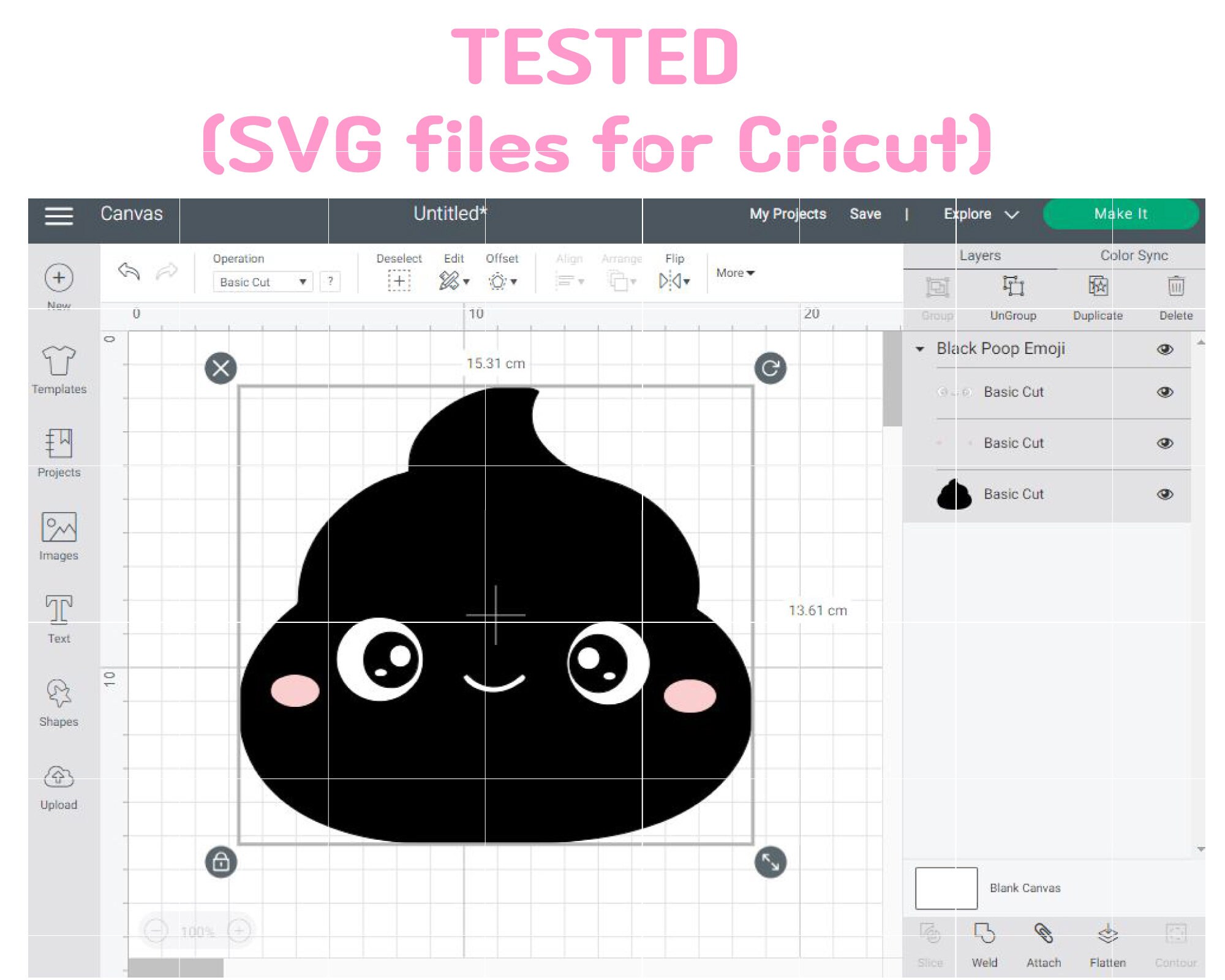 Poop Emoji Black Svg Poop Svg Poop Emoji With Glasses Svg - Etsy