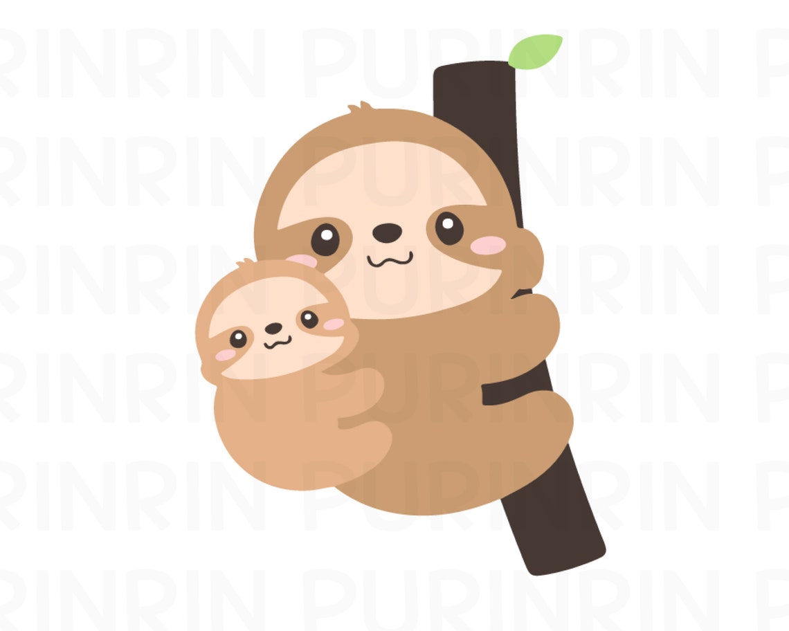 SLOTH SVG 12CUT FILE sloth pngsloth bundle vinyl sticker | Etsy