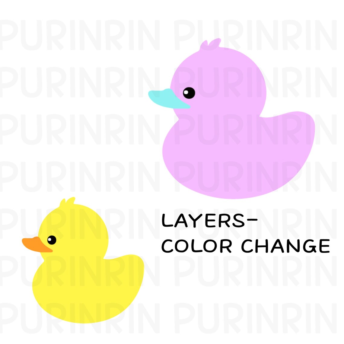 Baby duck svg duck stickers duck face svg | Etsy