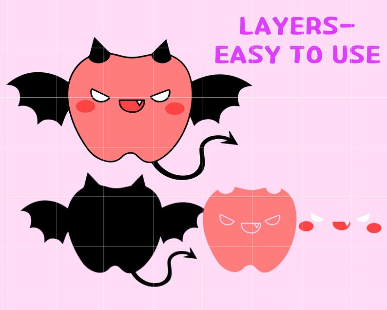 Tooth Svgtooth Fairy Svg Angel Wings Svg Devil With a Tail - Etsy