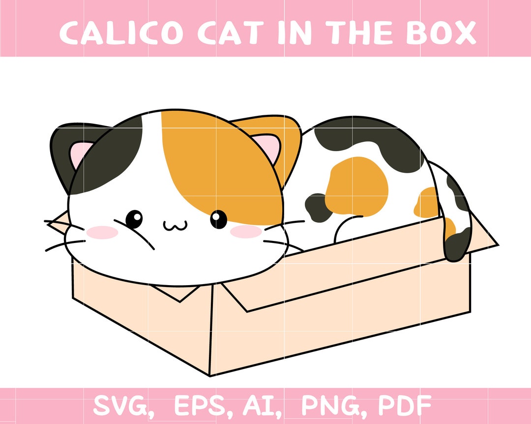 Calico Cat,kitten Svg, - Etsy