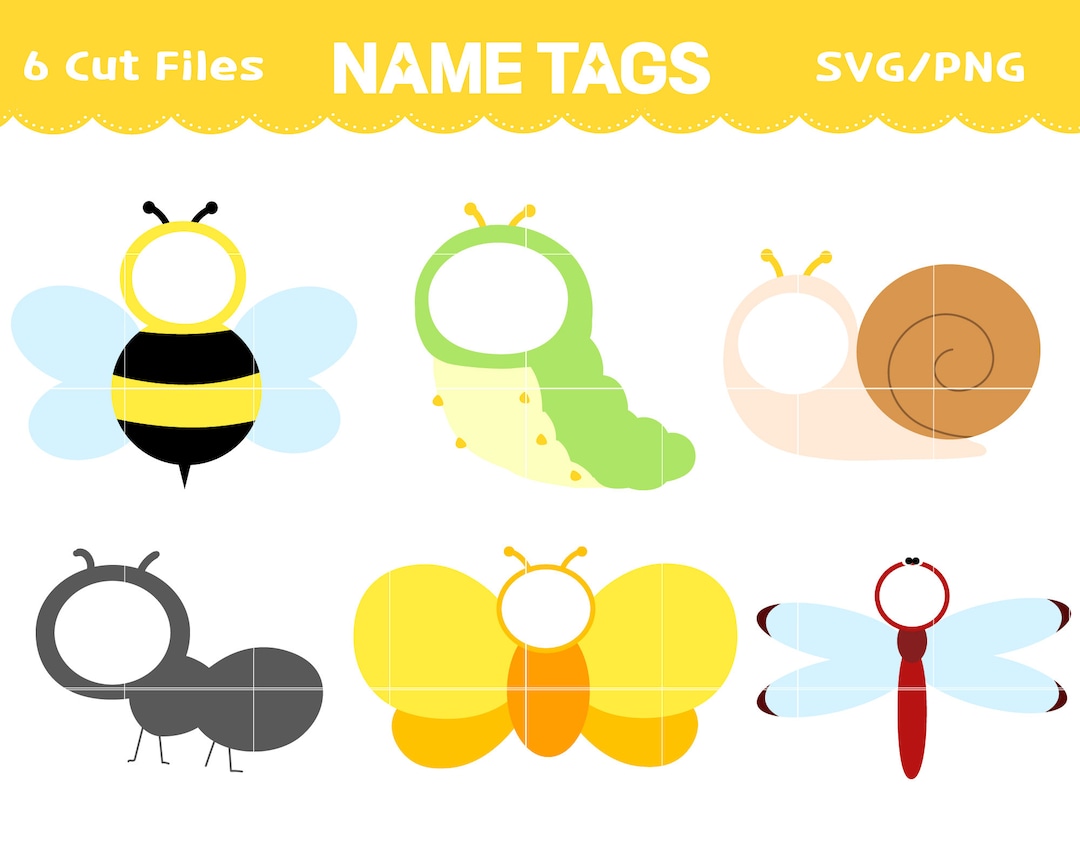 Face Editable Insects Svg,ant Svg, Bee Svg, Butterfly Svg, Caterpillar ...