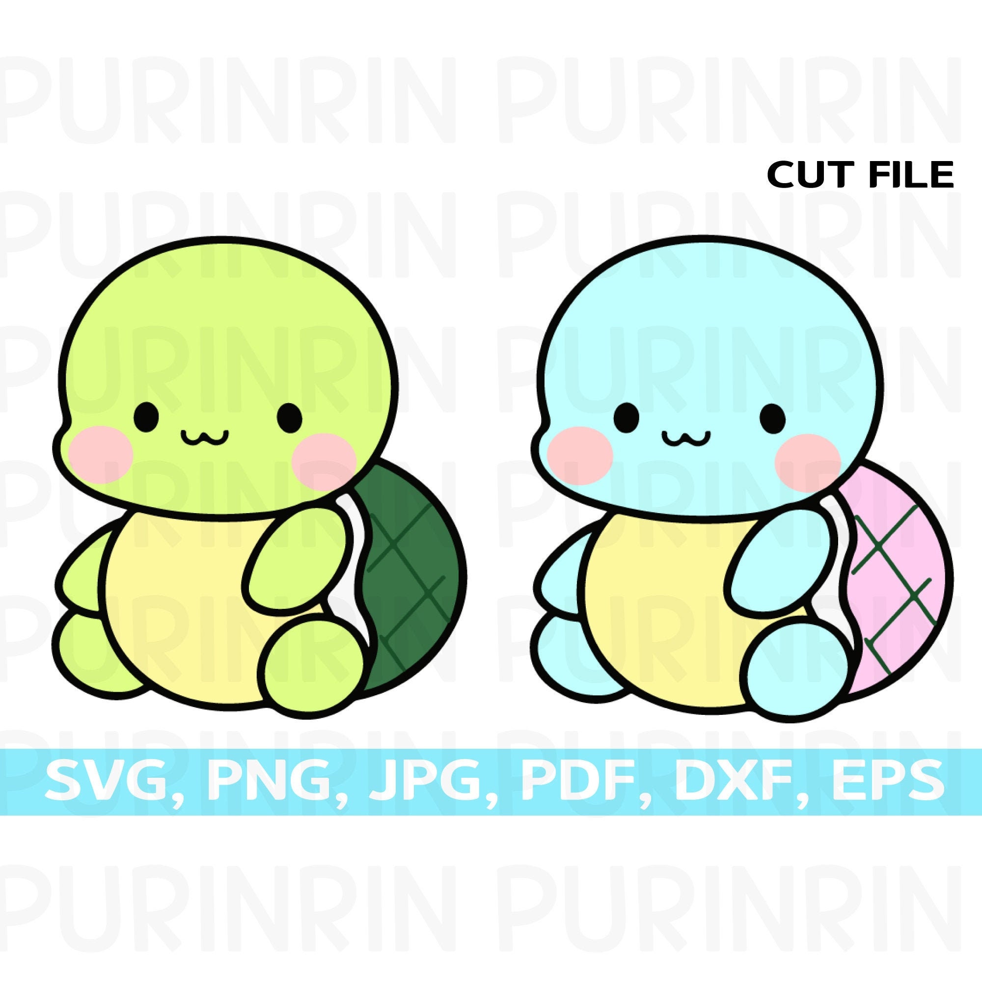 Tortuga svg tortuga brillante svg etiqueta adhesiva de | Etsy