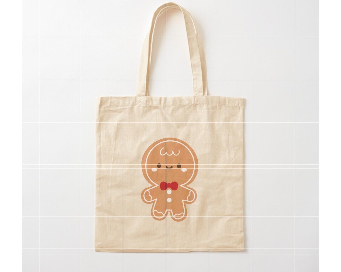 Gingerbread Couple SVG Bundle – Kawaii Christmas Clipart (digital ...