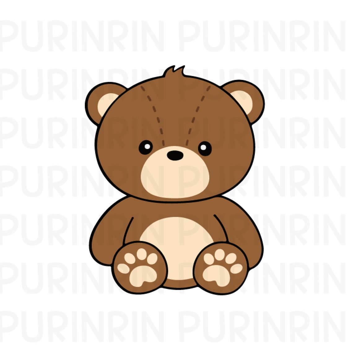 Oso de peluche svg oso bebé svg oso svg diseño traje de - Etsy México