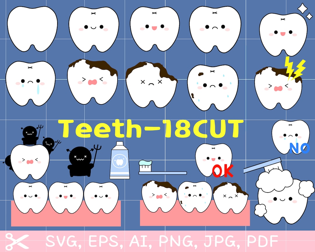 Teeth Svg,tooth Svg - Etsy
