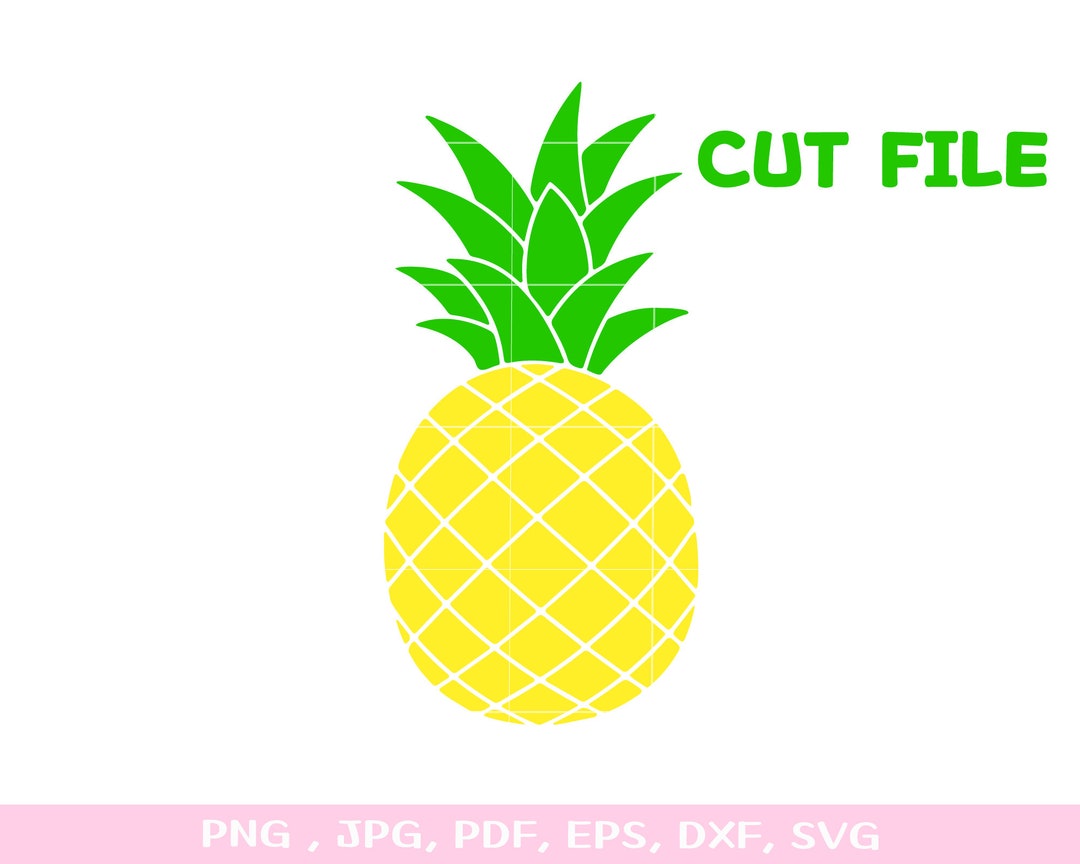 Pineapple SVG Clipart: Fruit Cut File (digital Download) - Etsy