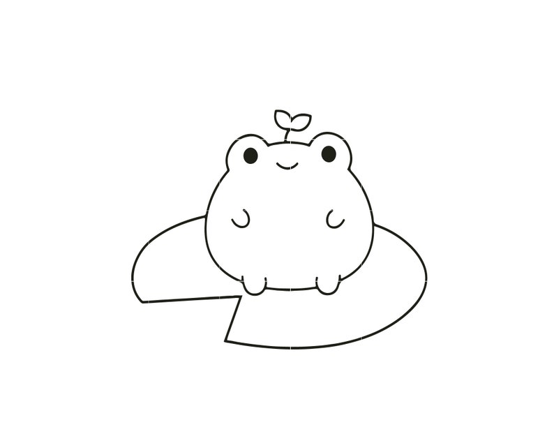Frog Outline Svgstrawberry Frog Outline Rain Frog Outline - Etsy