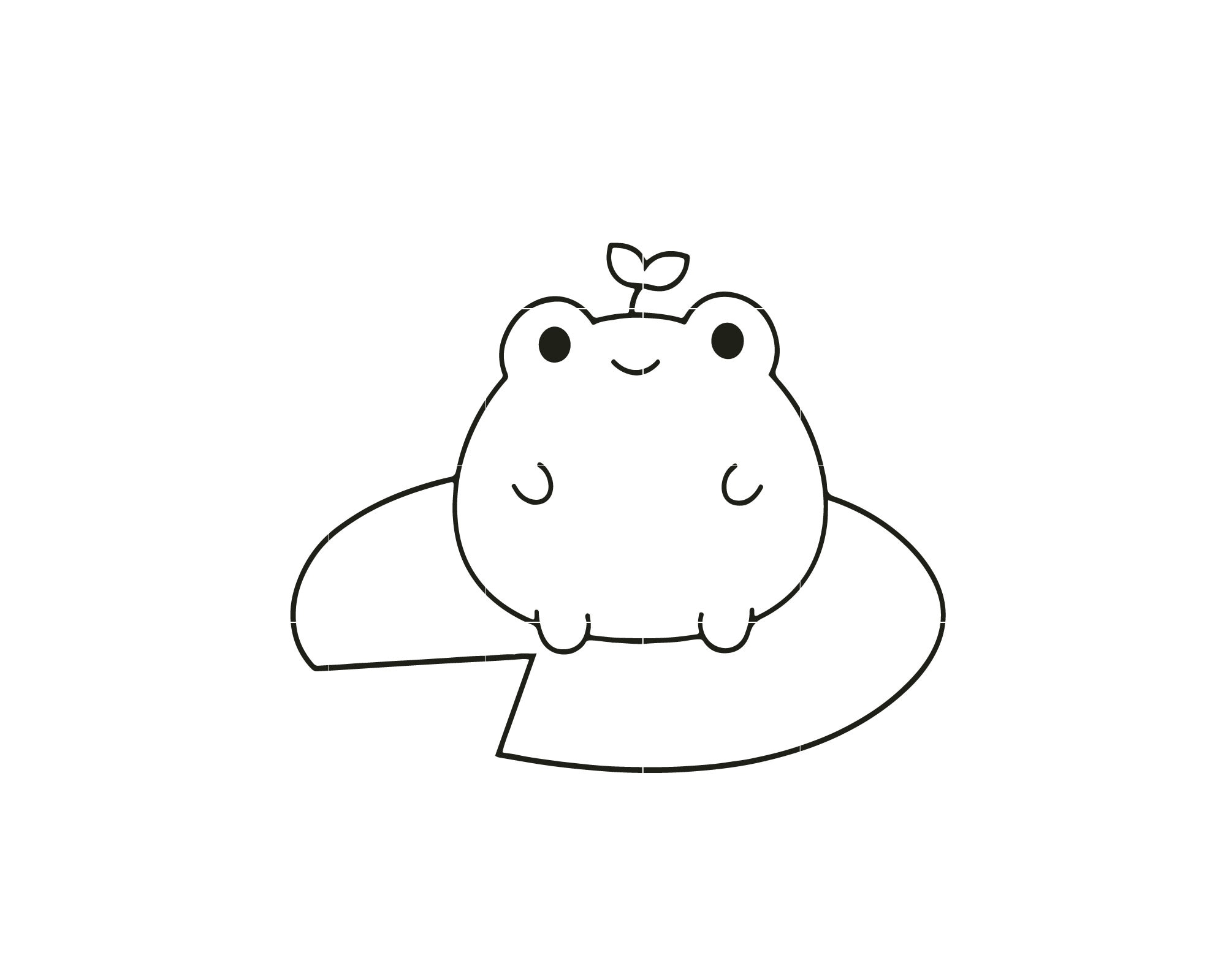 Frog Outline Svgstrawberry Frog Outline Rain Frog Outline - Etsy UK