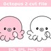Octopus Svg Layered Cut File, Octopus Coloring Outline - Etsy