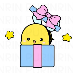 Bee Birthday Clipart: Kawaii Sunflower PNG (digital Download) - Etsy