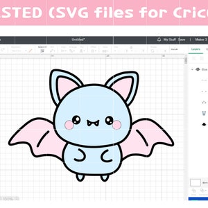 Bat Svg, Cute Halloween Svg 6 Cricut Silhouette - Etsy