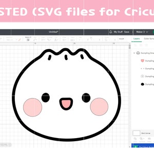 Dumpling, korean Food Svg, asian Food ,cute Food Sticker Vinyl - Etsy