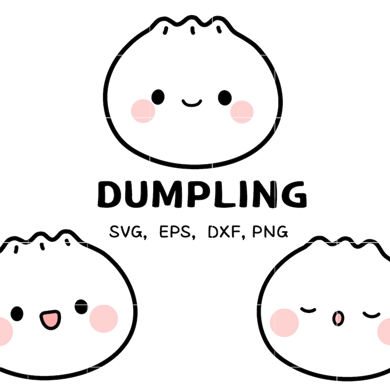 Vinyl Dumpling Stickers - Etsy