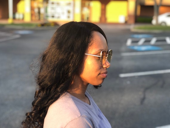 Body Wave Deep Side Part Closure Wig | Etsy