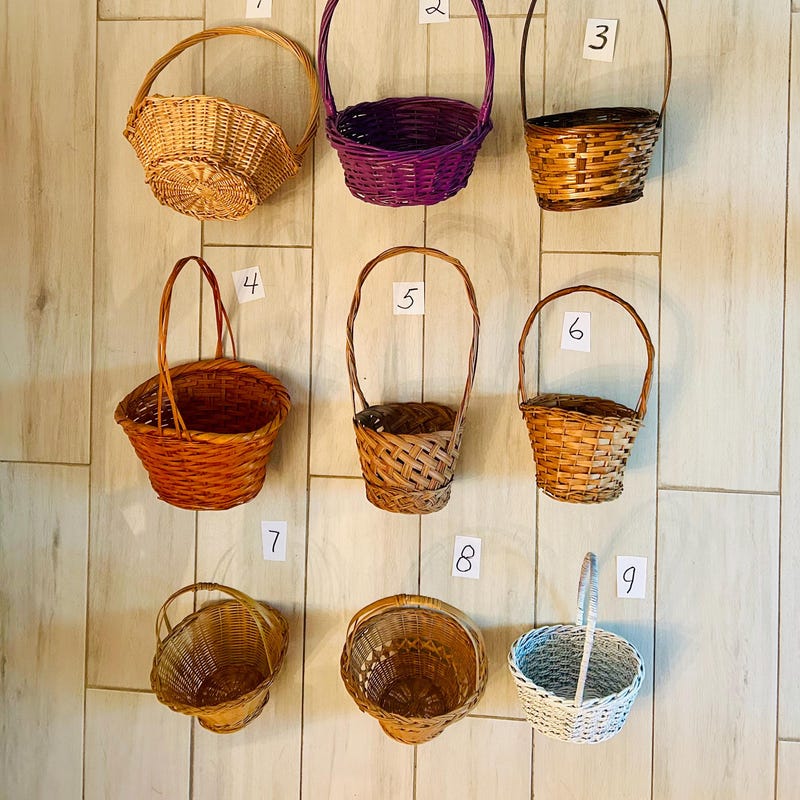 Baskets Bulk Wicker - Etsy