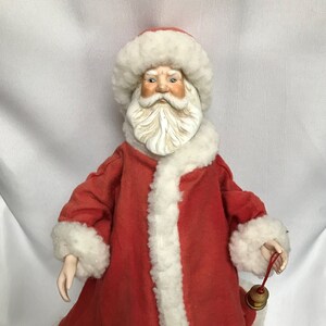 Vintage Santas-2 Styles From the 90's Porcelain Faced Santa From ...