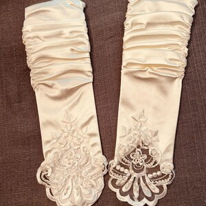 Satin Finger Less Gloves-6 Plain Styles-shiny & Matte Satin Gloves ...