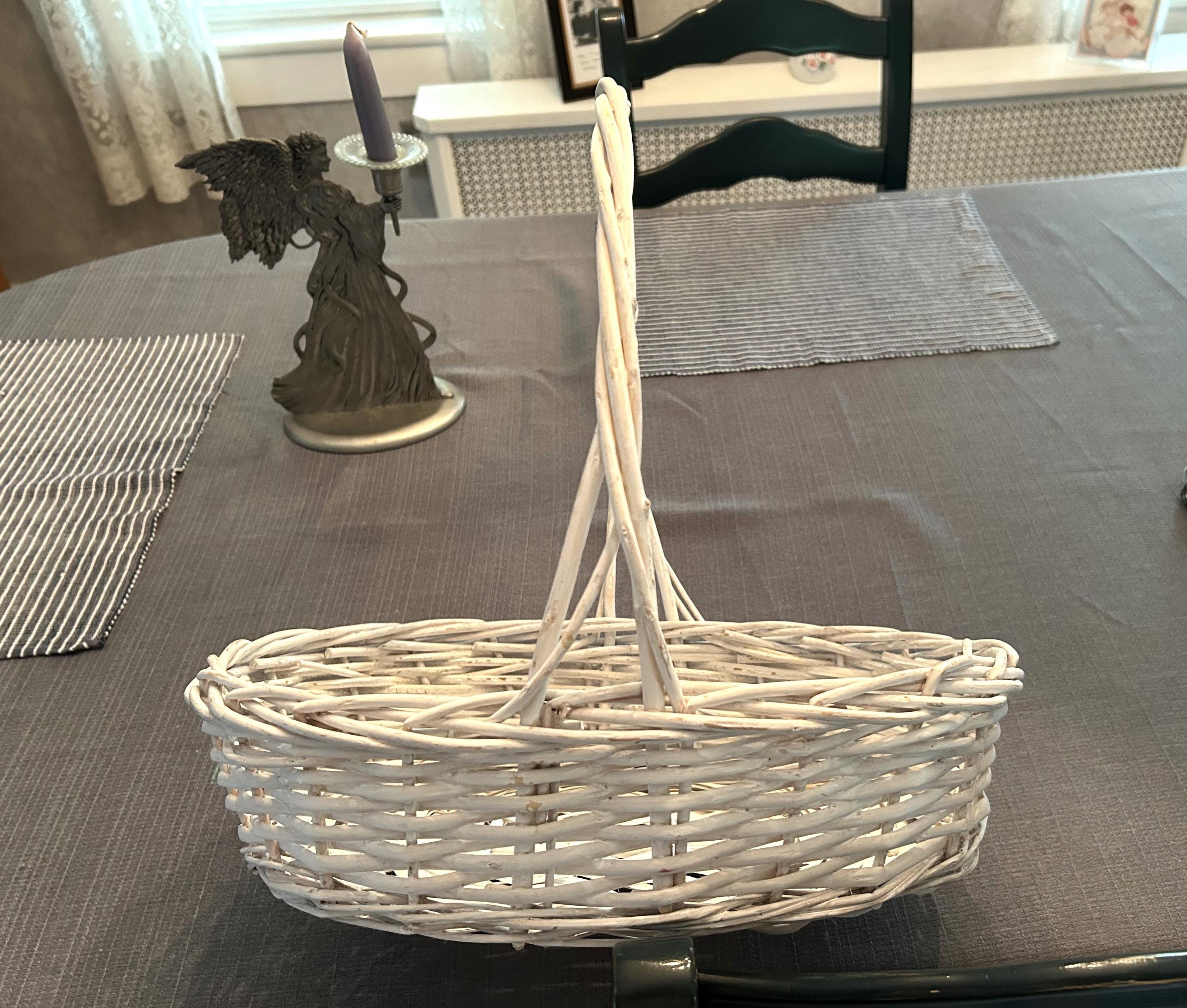 Large Wicker Baskets-6 Styles-perfect Easter & Gift Baskets-stripped ...