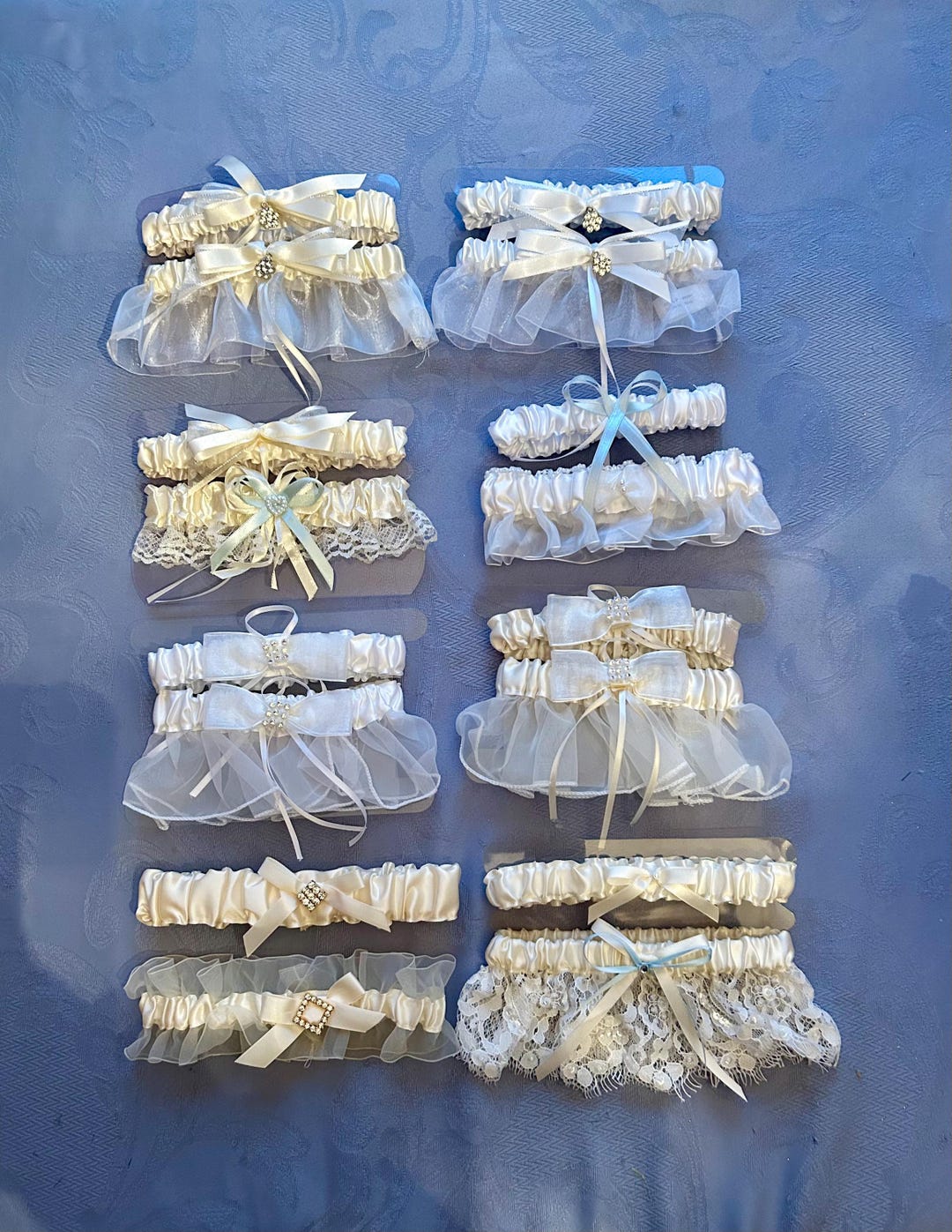 Wedding Garter Sets-8 Styles-2 Pc Sets-one to Keep & One to Throw ...