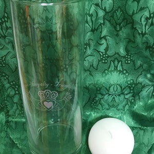 Irish Blessing-claddagh-unity Candles & Glass Floating/pillar Candle ...
