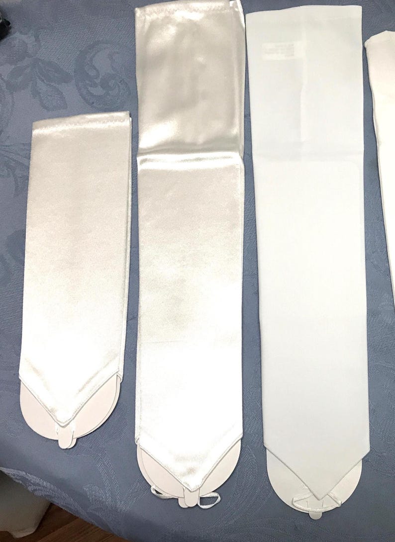 Satin Finger Less Gloves-6 Plain Styles-shiny & Matte Satin Gloves ...