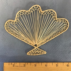 Small Vintage Philippine Abaca Straw Fans-great for Small Wall ...