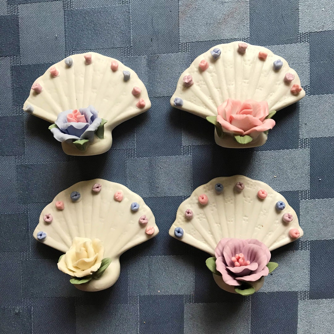Ceramic Fan Place Card-picture-table Number-holders-2-4-6 Pcs-great to ...