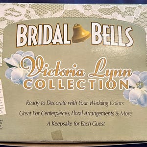 Wedding Bells-mini Bridal Bells for Your Reception-gold & Silver W Tags ...
