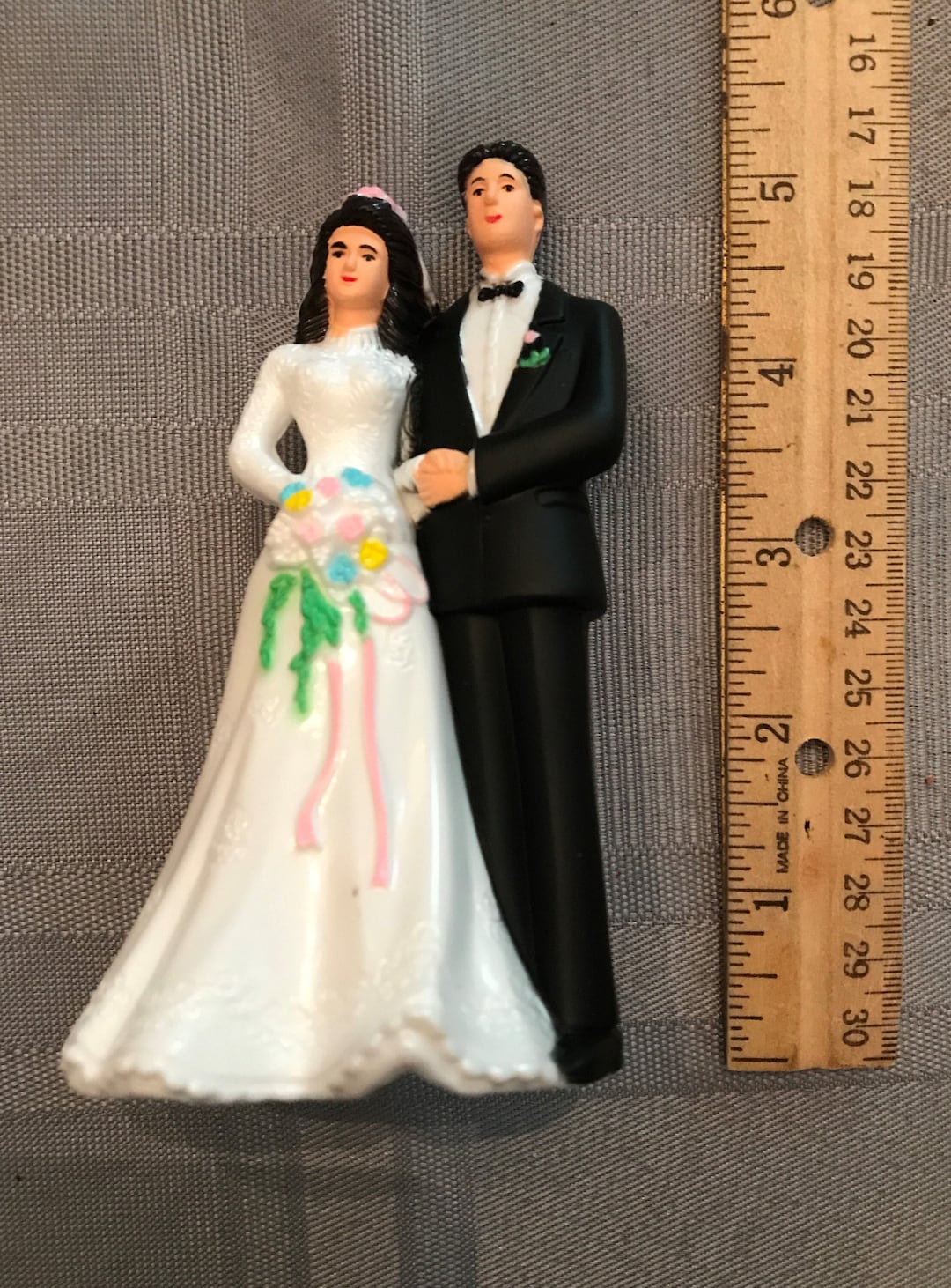 Plastic Bride & Groom Figures- 4 Styles- New Vintage From Mangelsens ...