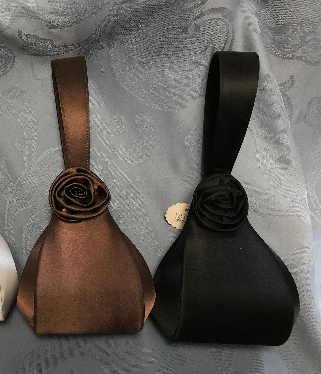 Perfect Prom/event Purse-4 Colors-2 Styles-satin Rose Evening Purse-new ...