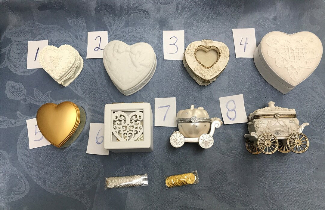 Arras Coin Sets-wedding Ceremony Coins-8 Styles-gold or Silver Coins ...