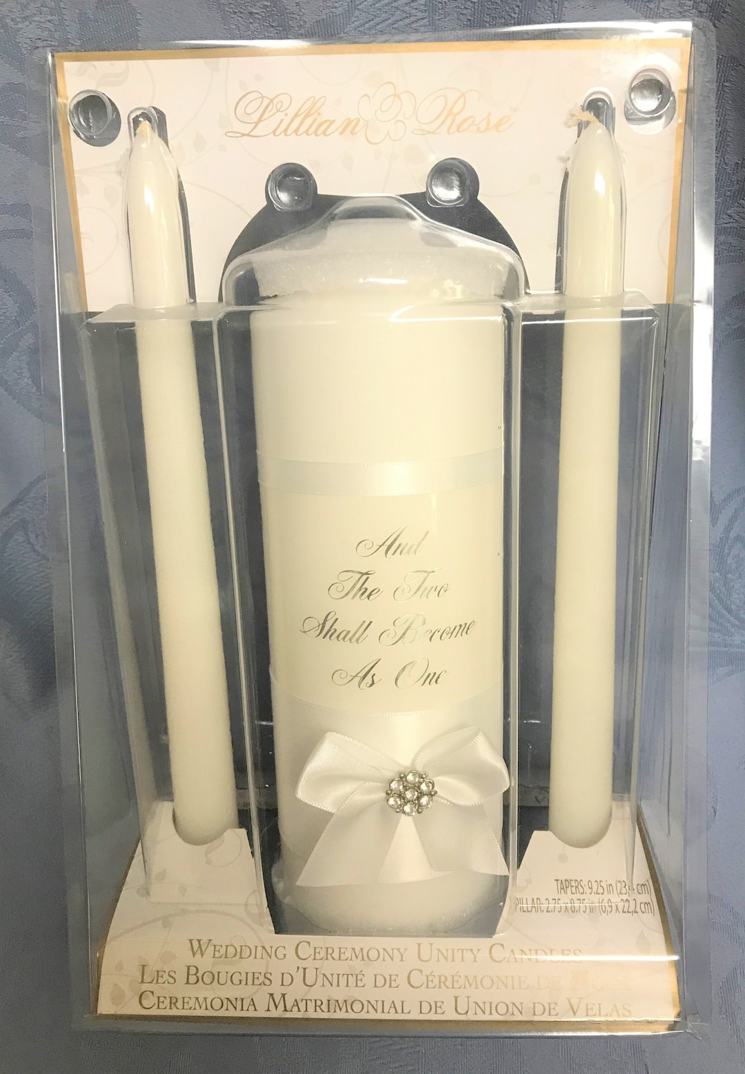Unity Candle Sets-3 Piece-3 Styles-new Vintage-lillian Rose-beautifully ...