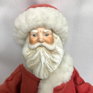 Vintage Santas-2 Styles From the 90's Porcelain Faced Santa From ...