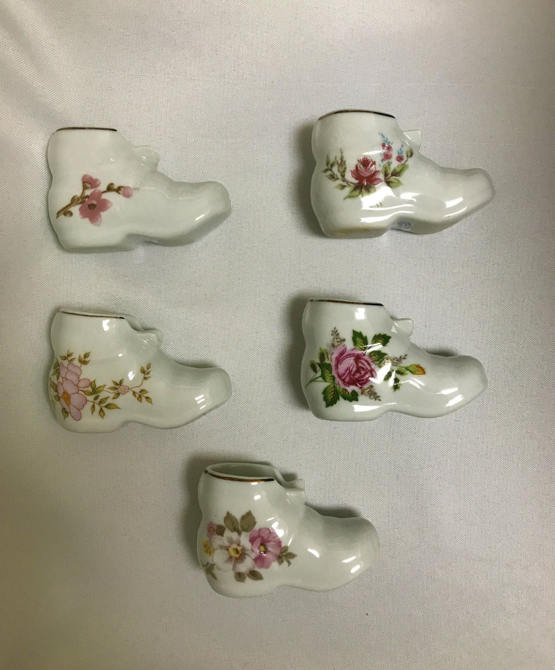 Vintage Ceramic Booties 6 Styles-beautiful Keepsake - Etsy