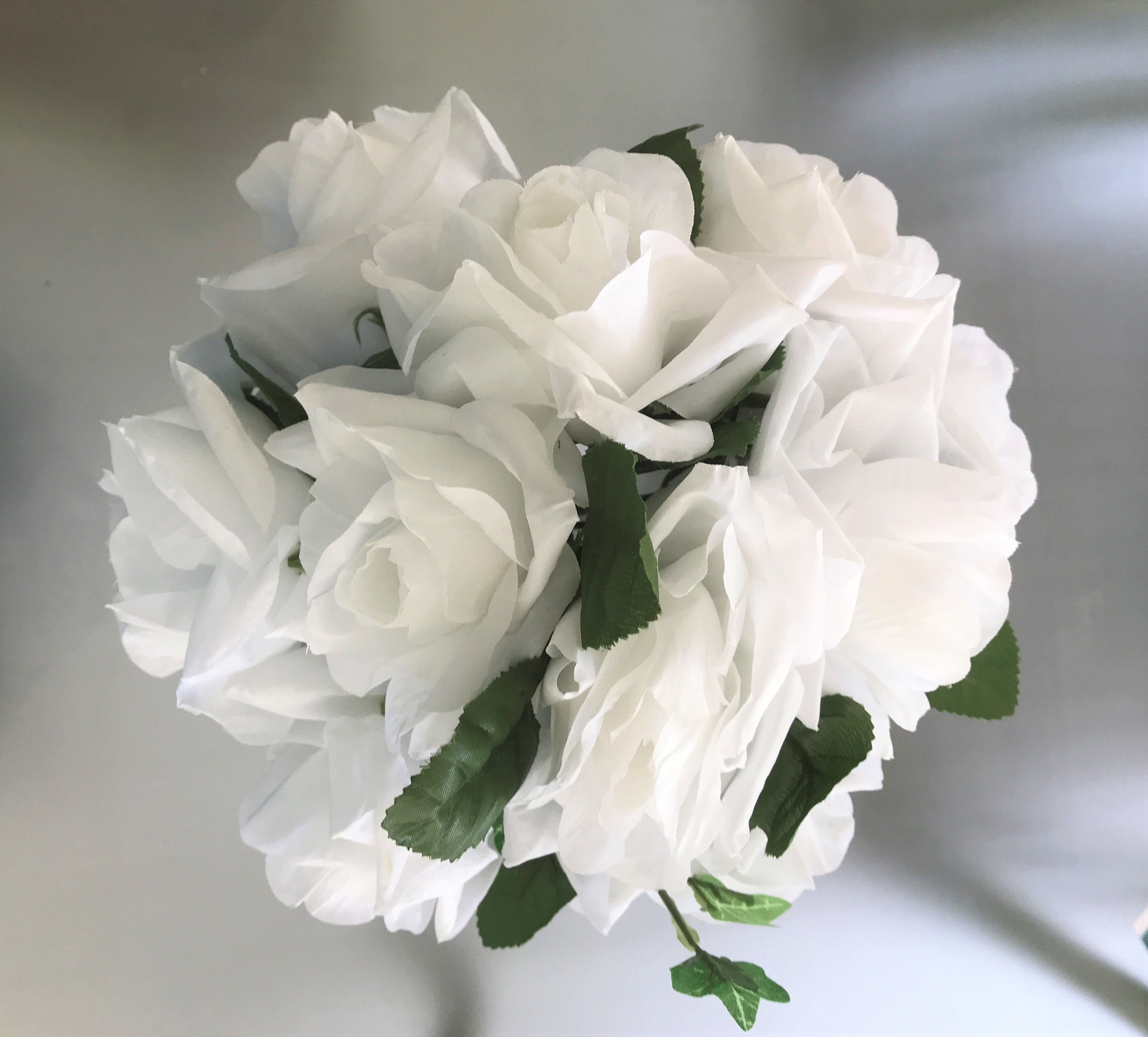 Rose Topiary Tree Diy-15" Long Stem for Instant Centerpiece-bouquet ...