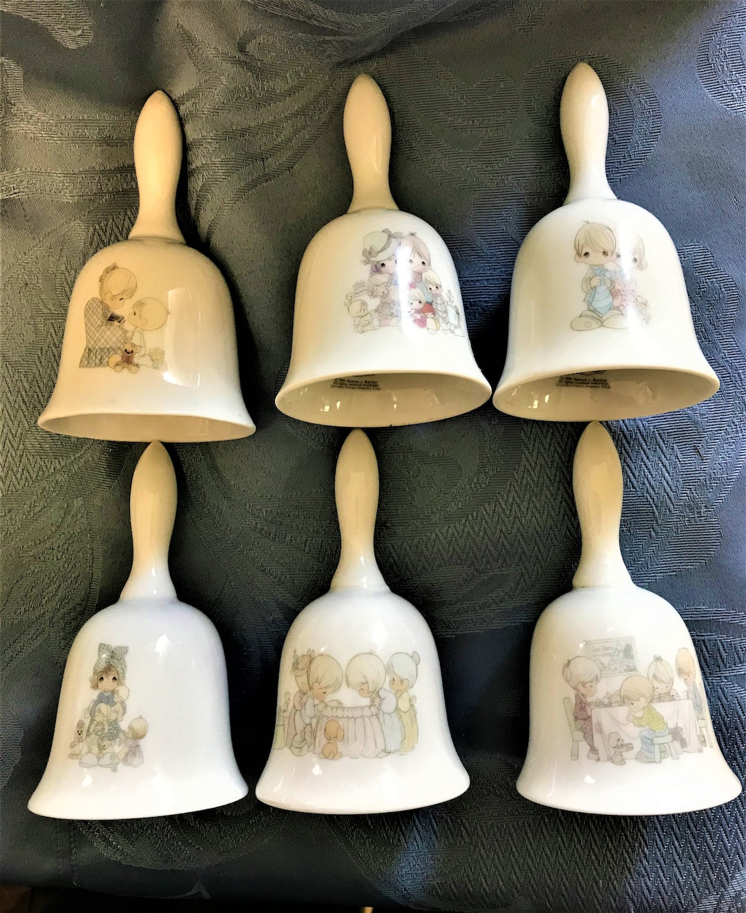 Precious Moments Months Collectible Bells-ceramic-new Vintage- February ...