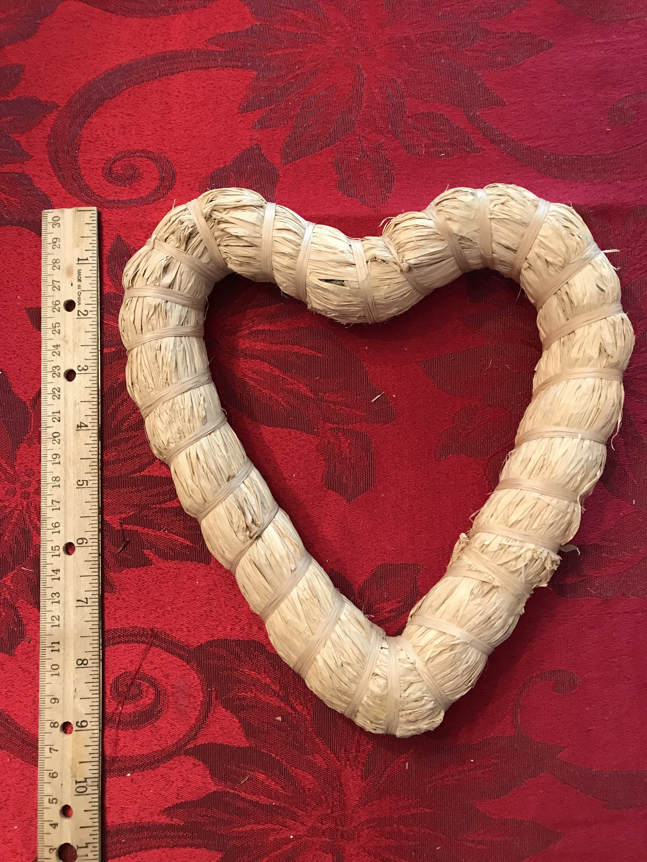 Heart Wreath-2 Styles-2 Colors 8 Reddish Twig/straw - Etsy