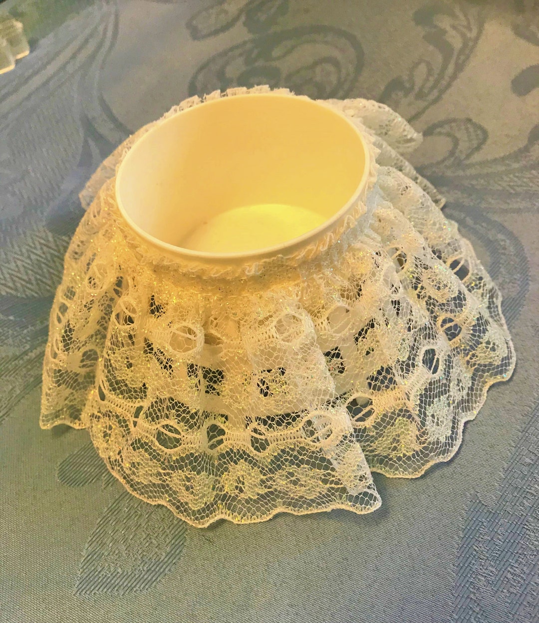 Cake Topper-make Your Own Flower Cake Topper Bases-lace, Satin and ...